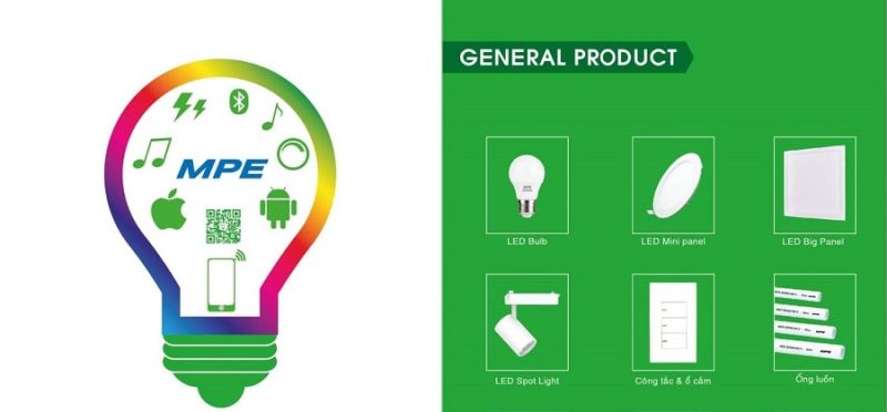 Bảng giá đèn LED MPE 2025 | Thiết bị điện MPE Chiết khấu cao