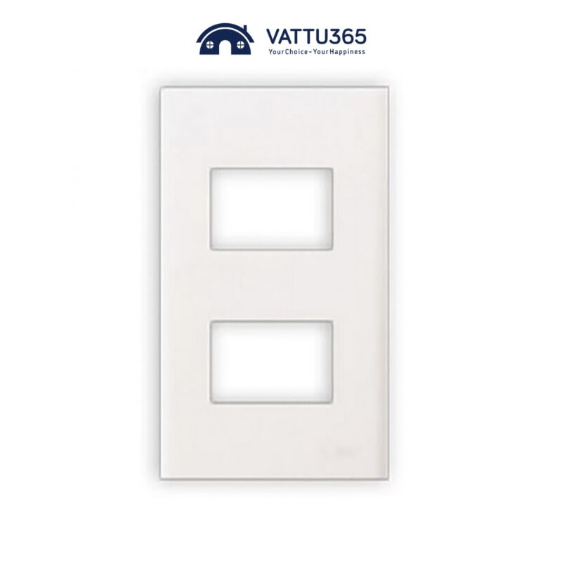 Mặt công tắc ổ cắm Panasonic 2 thiết bị WEV68020SW, WEV68020MH